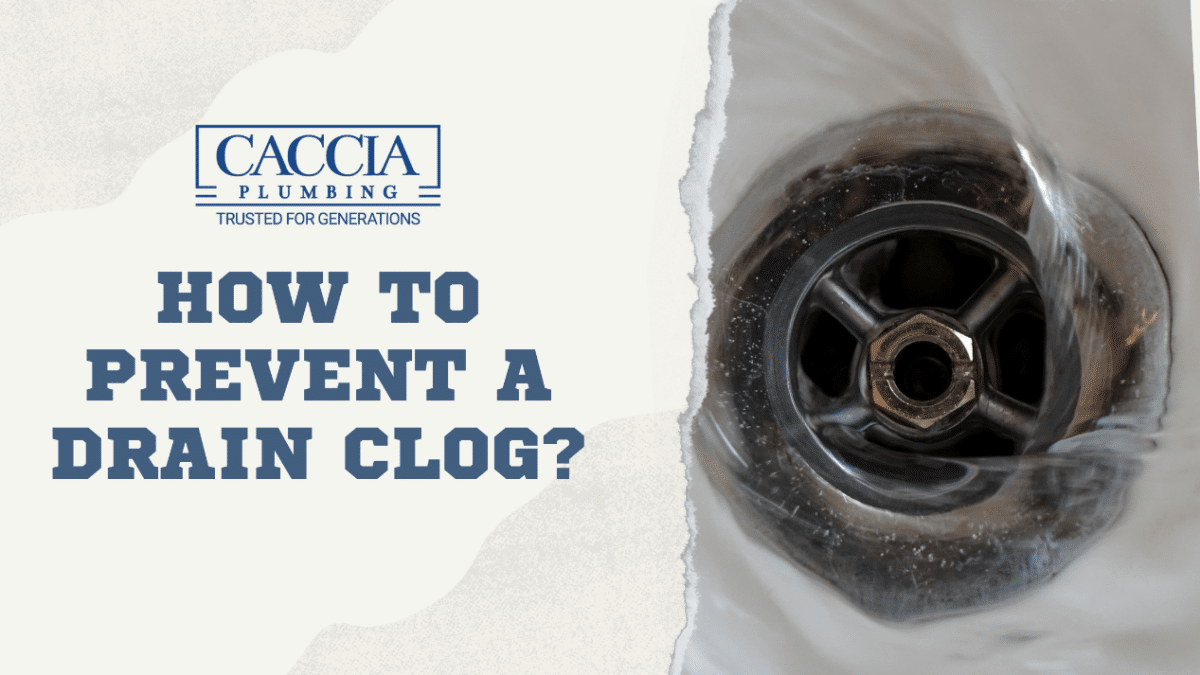 How To Prevent A Drain Clog? - Caccia Home Services